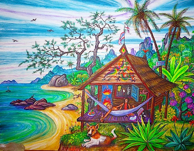 A Koh Phangan Visionary: Psychedelic Artist Colin G Thomason |Koh ...