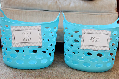 Papercutz: Chevron Book Basket Labels