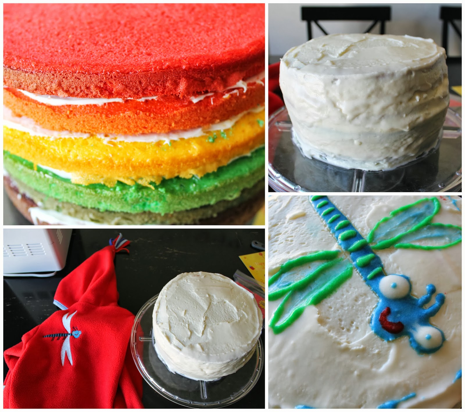The Surprisingly Easy RAINBOW CAKE
