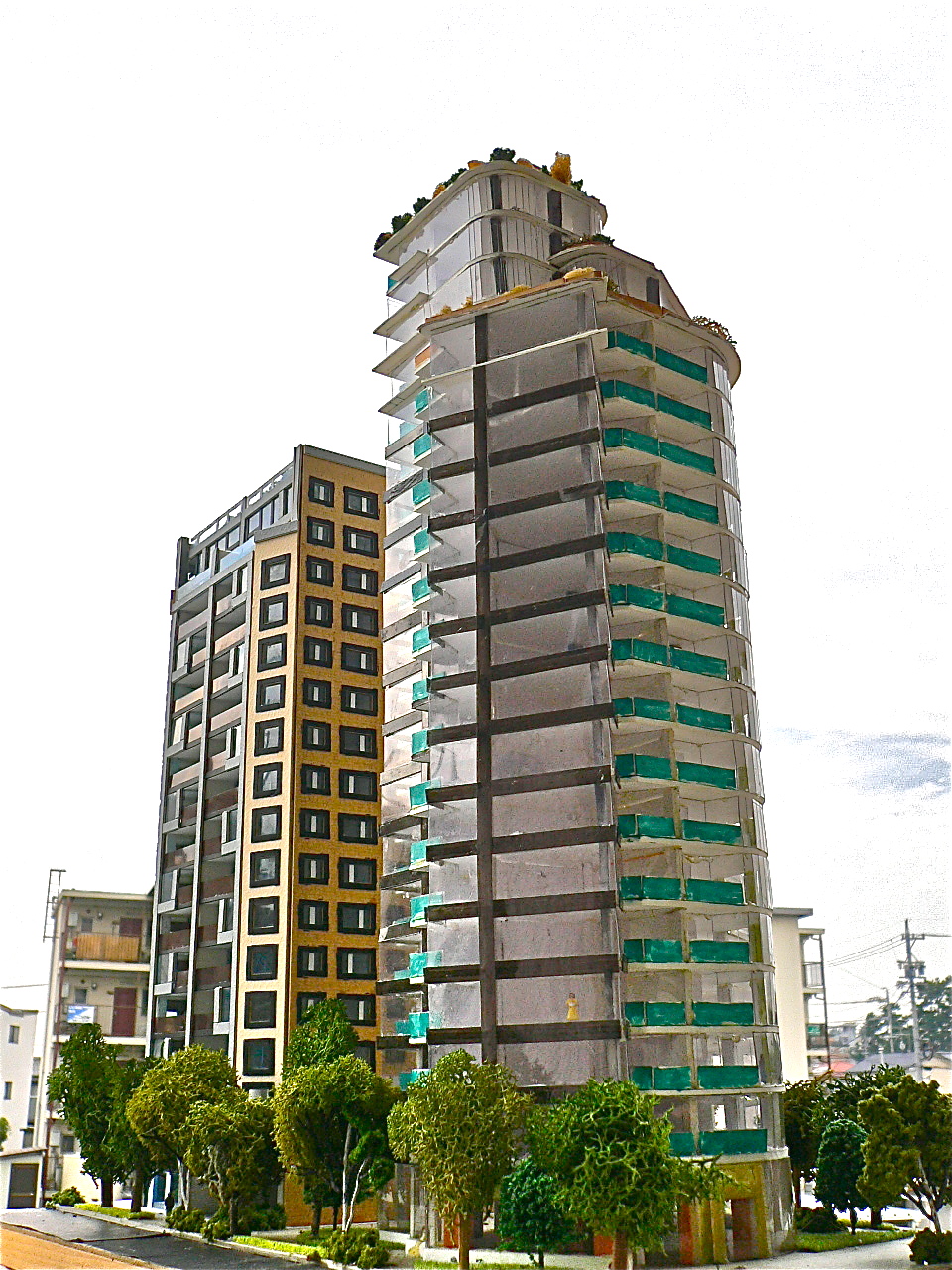 Analog Architecture Building Concept Designs and Models