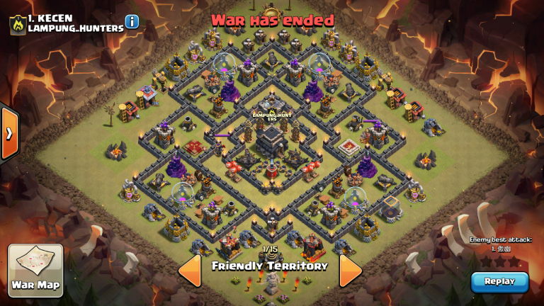 Base Formasi COC TH 9 Terkuat tak terkalahkan 2020 - Clash Game Bot ...