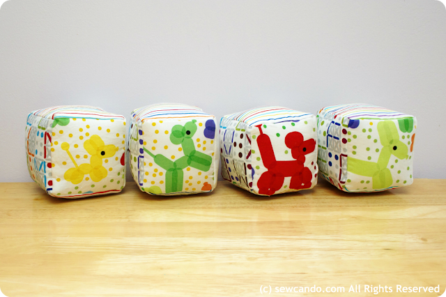 Sew Can Do: Love Language Soft Baby Blocks Tutorial