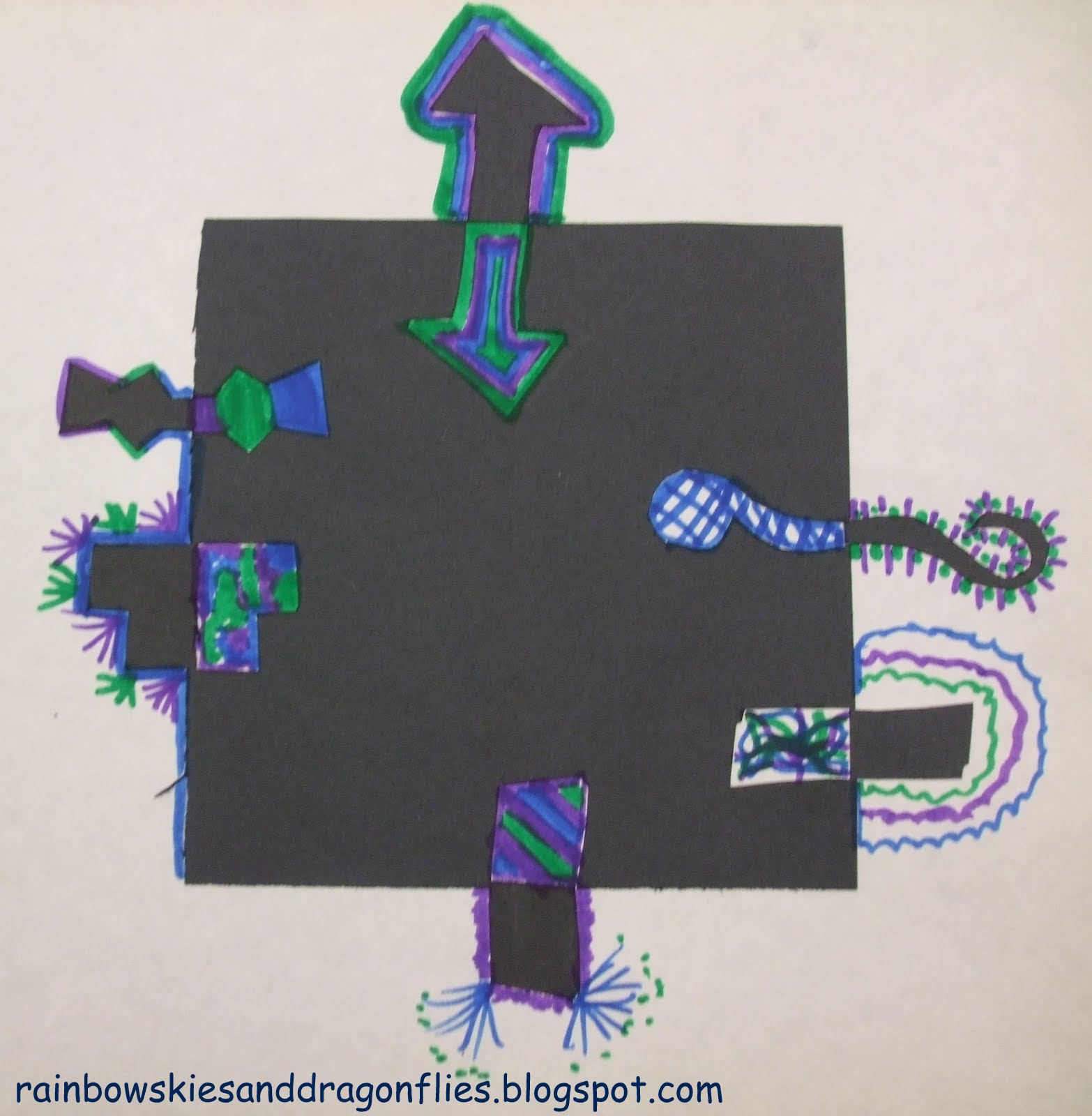 Rainbow Skies & Dragonflies: Positive/Negative Designs with a Twist ...