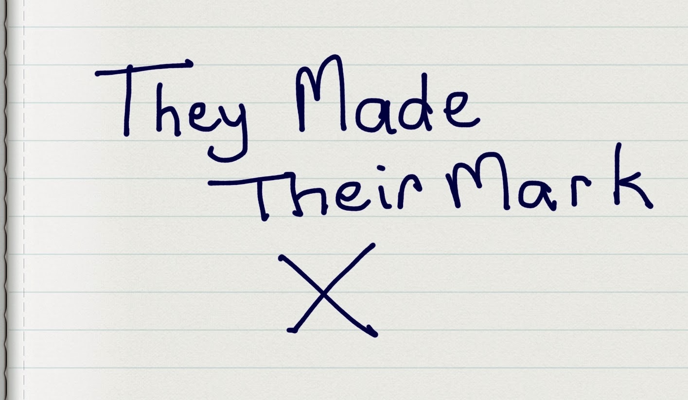 AS THEY WERE: THEY MADE THEIR MARK