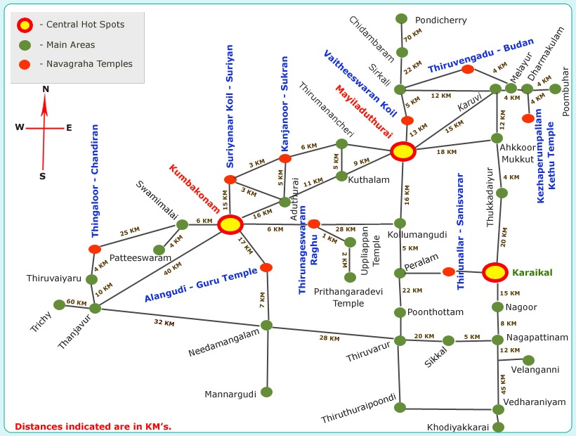 Vrindavan Map With All Temples