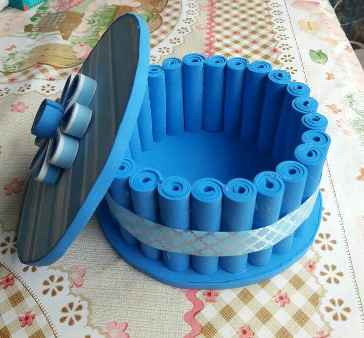 Crear con foamy: Crea hermosas cajitas de foamy usando esta técnica