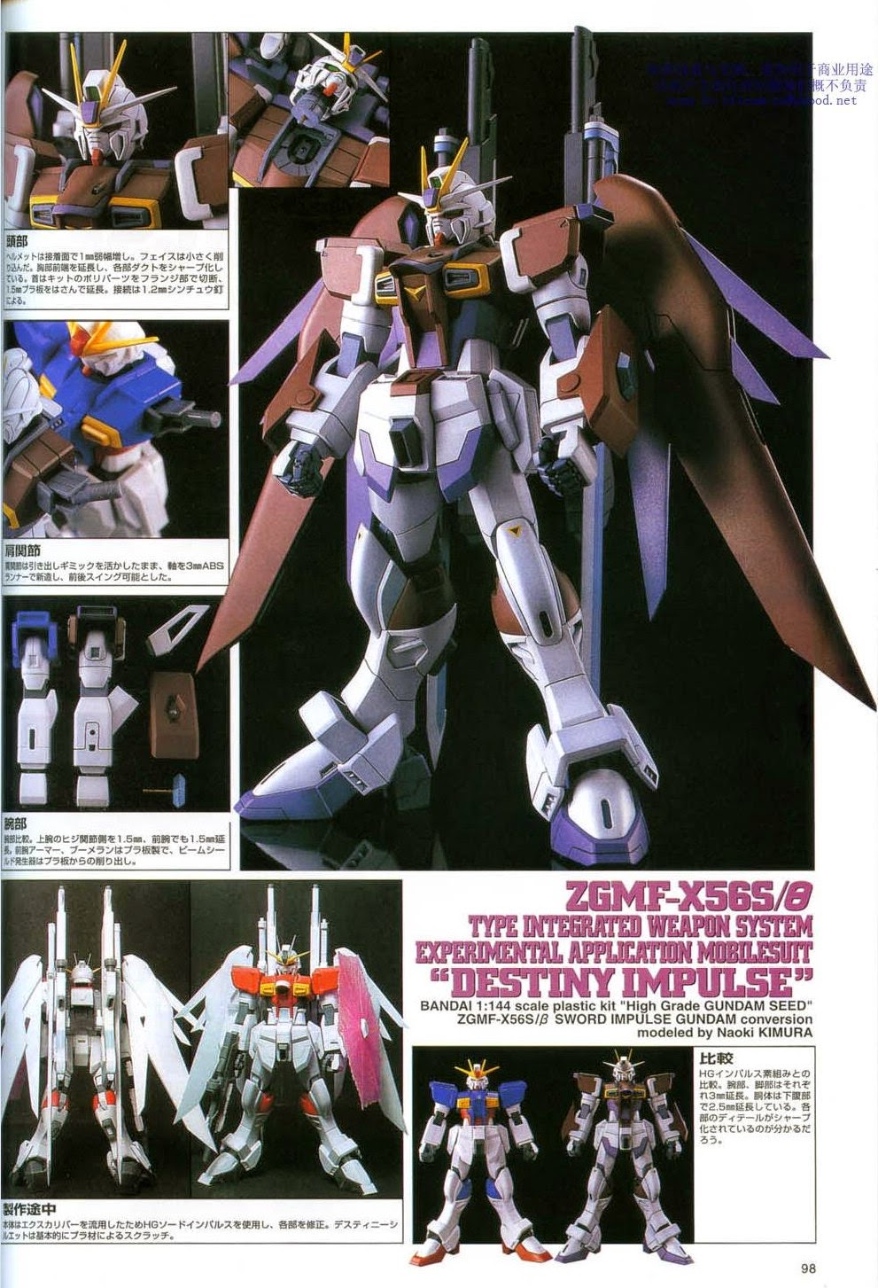 Custom Build: 1/144 Destiny Impulse Gundam conversion