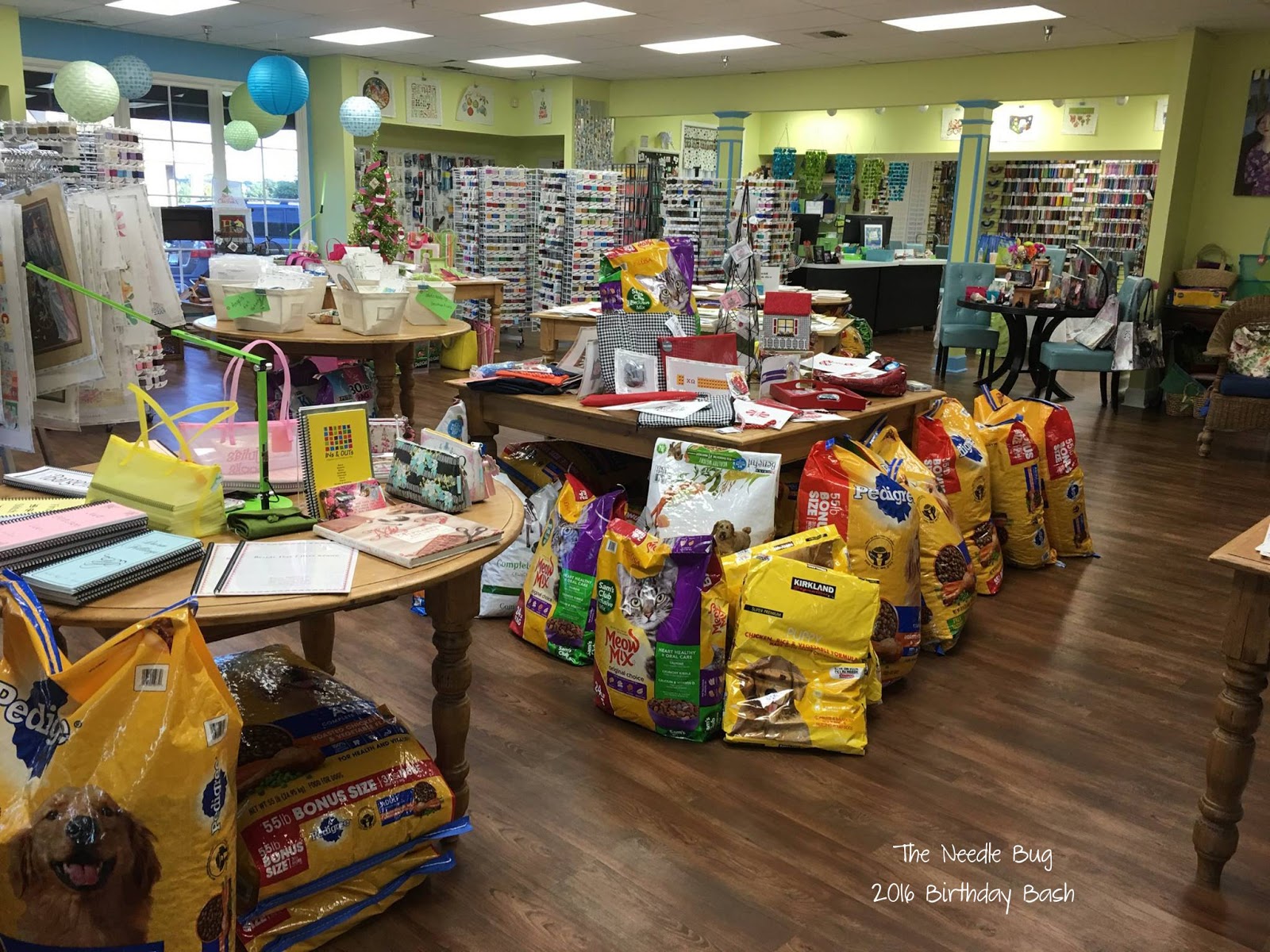 Needlepoint Study Hall: Birthday Bash at The Needle Bug