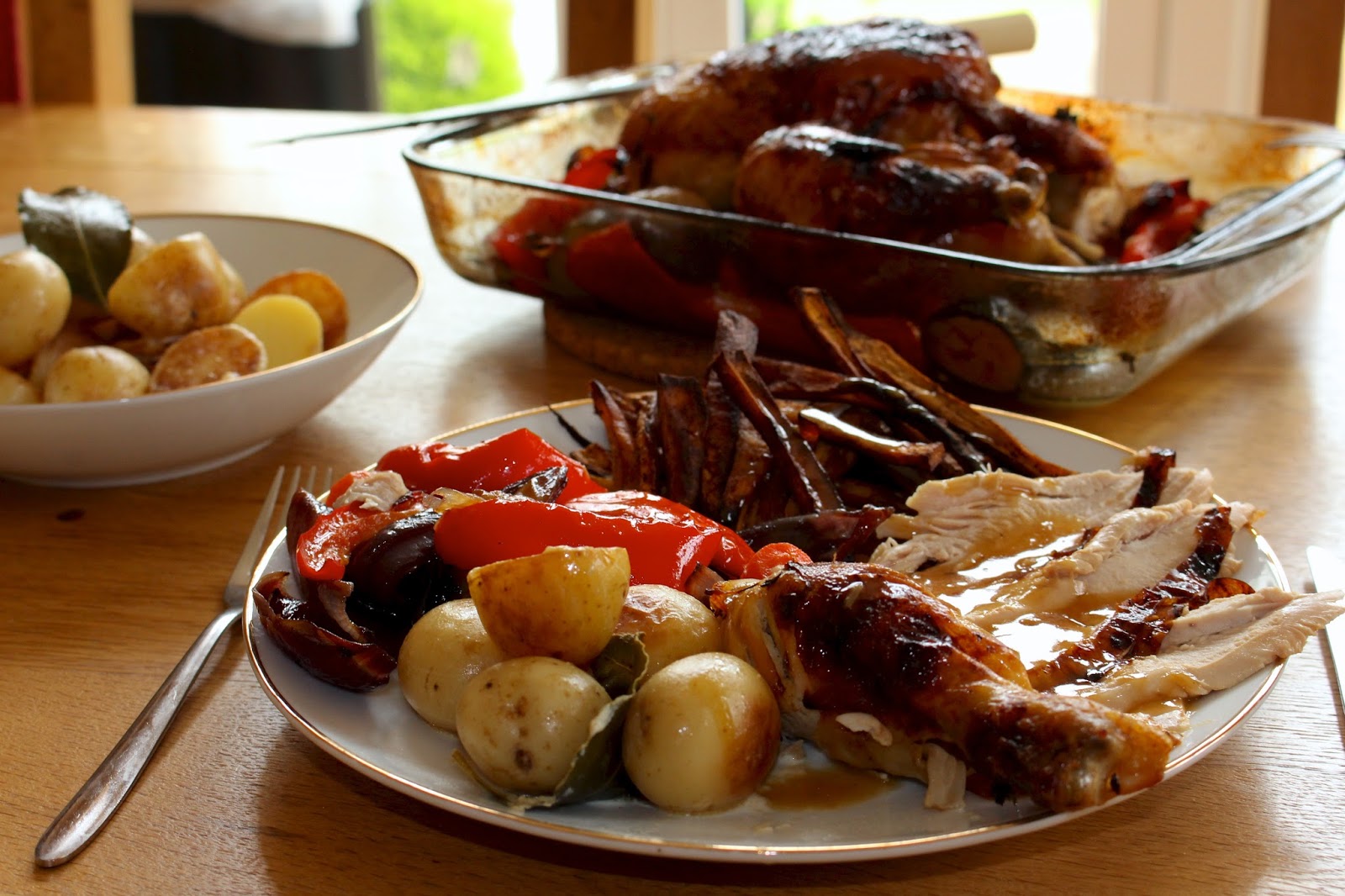 Fancy-Ass Food: Honey and Whiskey Roast Chicken served with Chilli ...