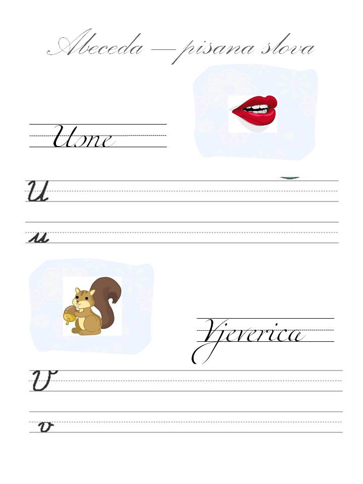 Zlatna djeca: Abeceda - pisana slova