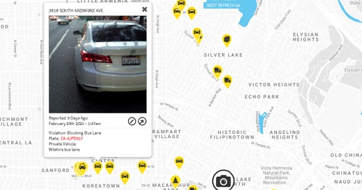 Maps Mania: Mapping Cars in Bike Lanes