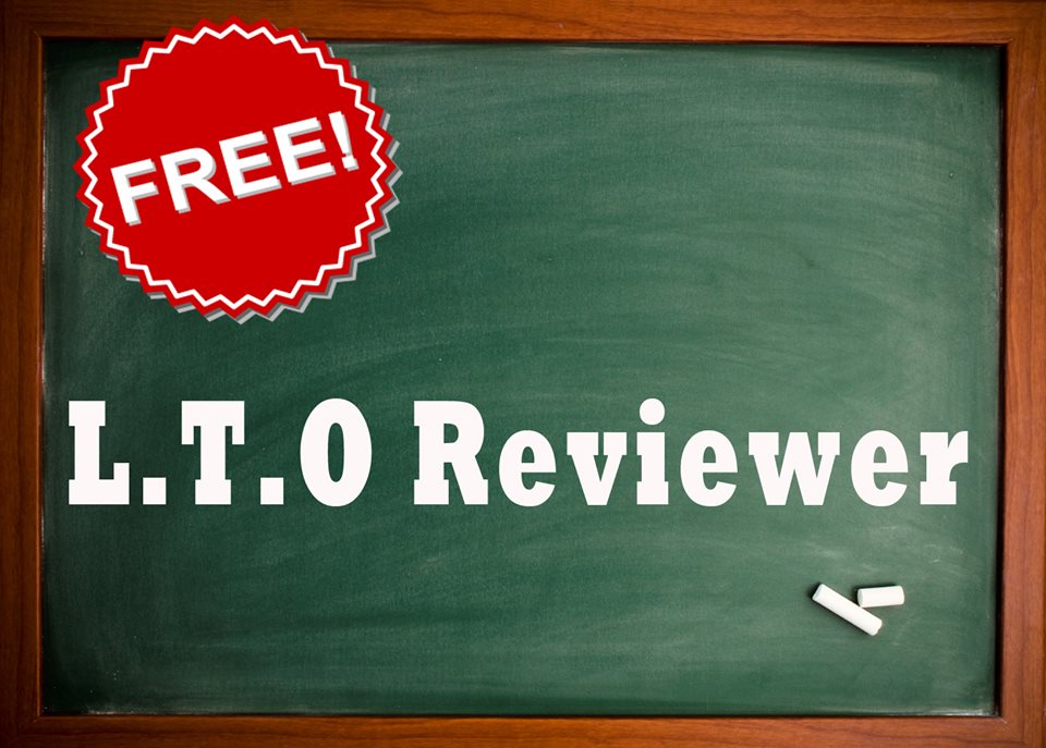 LTO Driver's License Examination Reviewer with Answer (English Version ...