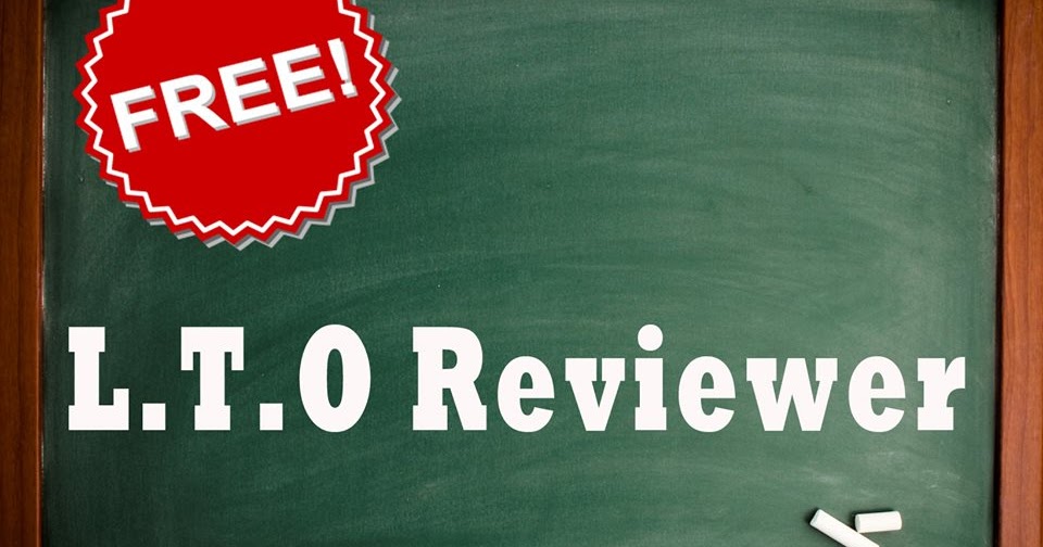 LTO WRITTEN TEST REVIEWER