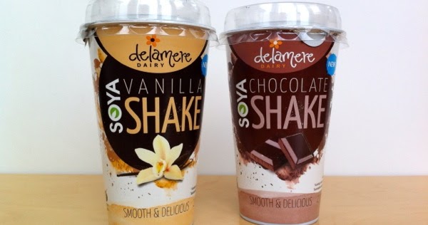 VEGANOO Vegan Reviews: Review: Choc/Vanilla Soya Shakes from Delamere Dairy