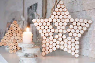 13 Adornos navideños con corchos para decorar el árbol de navidad ...