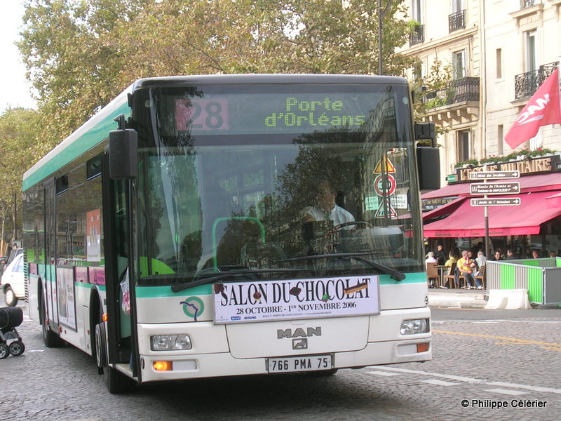 Les Tramways,Métro,RER,Bus de la RATP: Bus 28