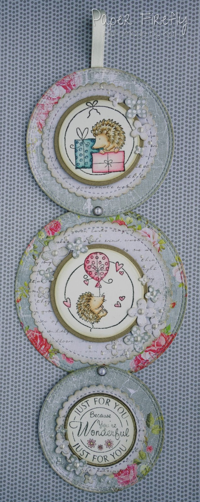 Paper Firefly: Birthday hedgies