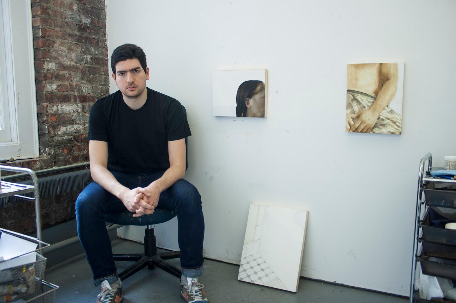 Studio Portraits: Simon Ramirez, MFA 2016 - New York Academy of Art
