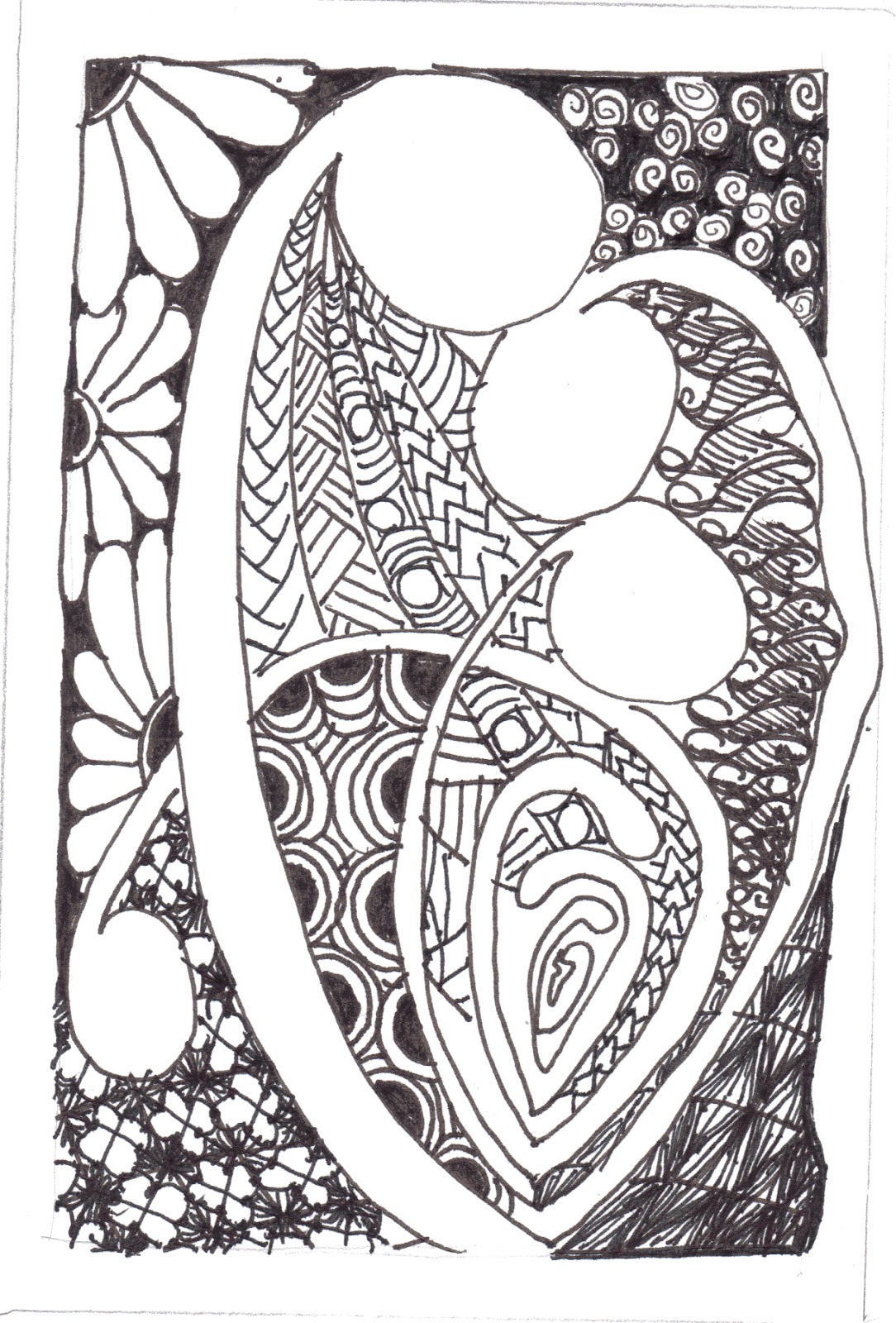 The Mooka Maven: ZENTANGLE INSPIRED ART