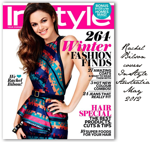 Rachel Bilson covers InStyle Australia May 2012 - Emily Jane Johnston