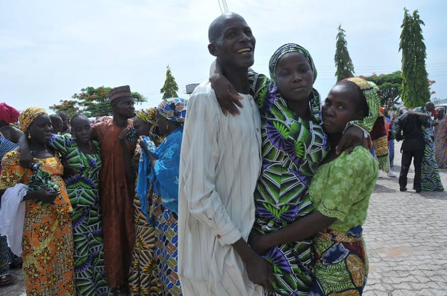 More emotional photos from the reunion between the recently released ...