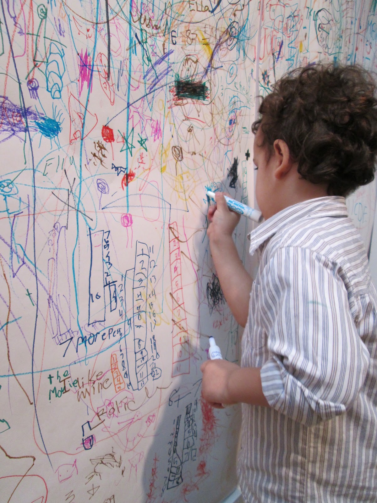 Scribble wall: community project, collaboration