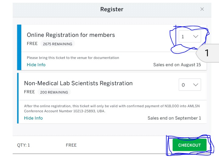 How To Register Online For AMLSN 2018 Scientific Conference/Workshop ...