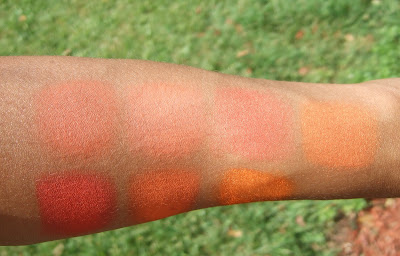We Should Makeup: Color Comparisons: Orange Blushes