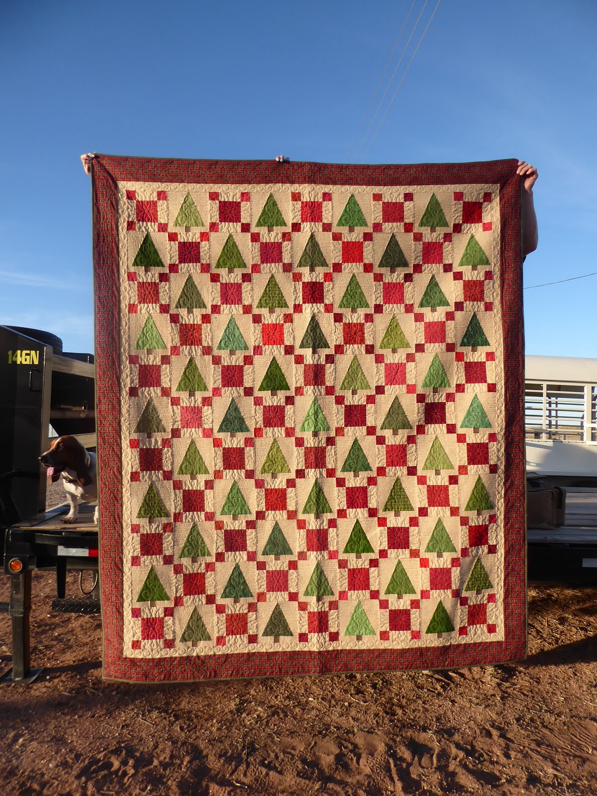 Lovin' Life At The End Of The Dirt Road: Bringing Home the Tree Quilt