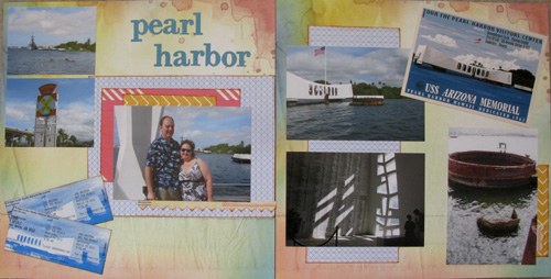 Threads of Memory: I played all day (with scrapbook paper)