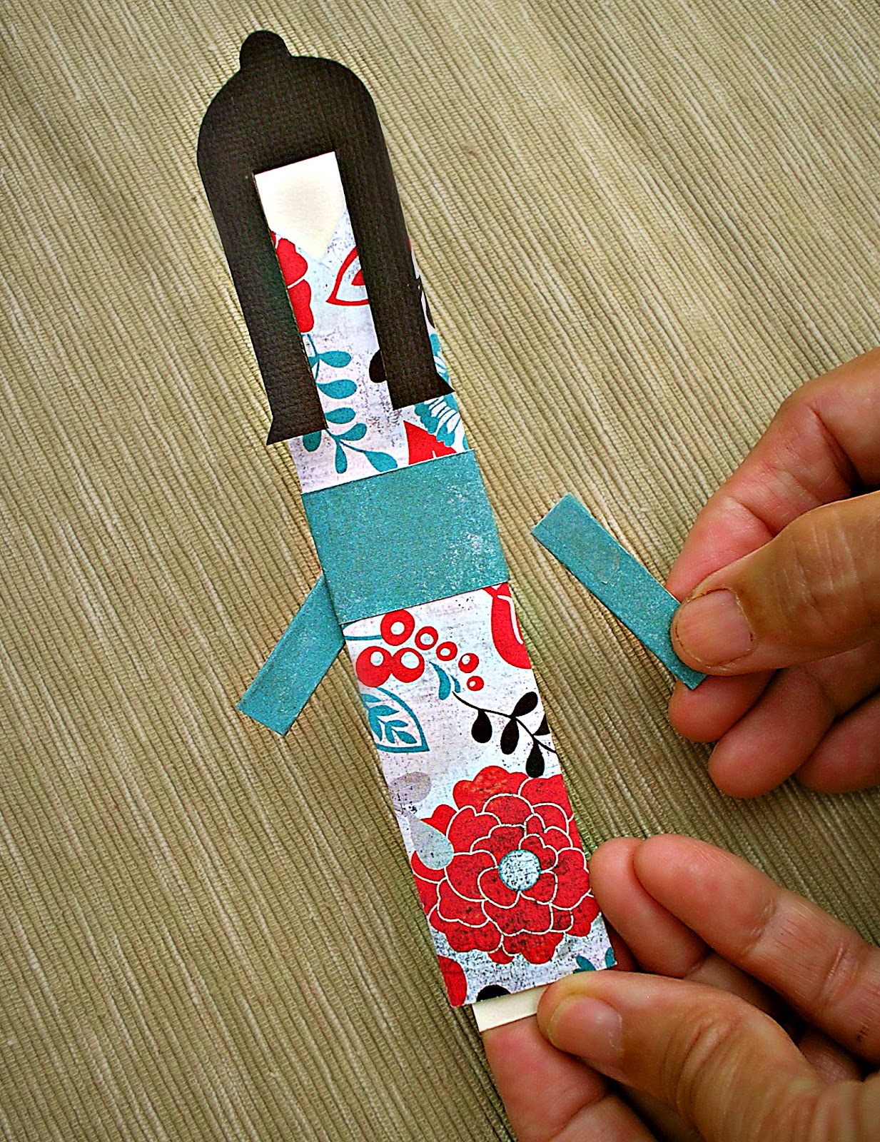 Artfull Crafts: Sandy - Kimono Doll Bookmarks