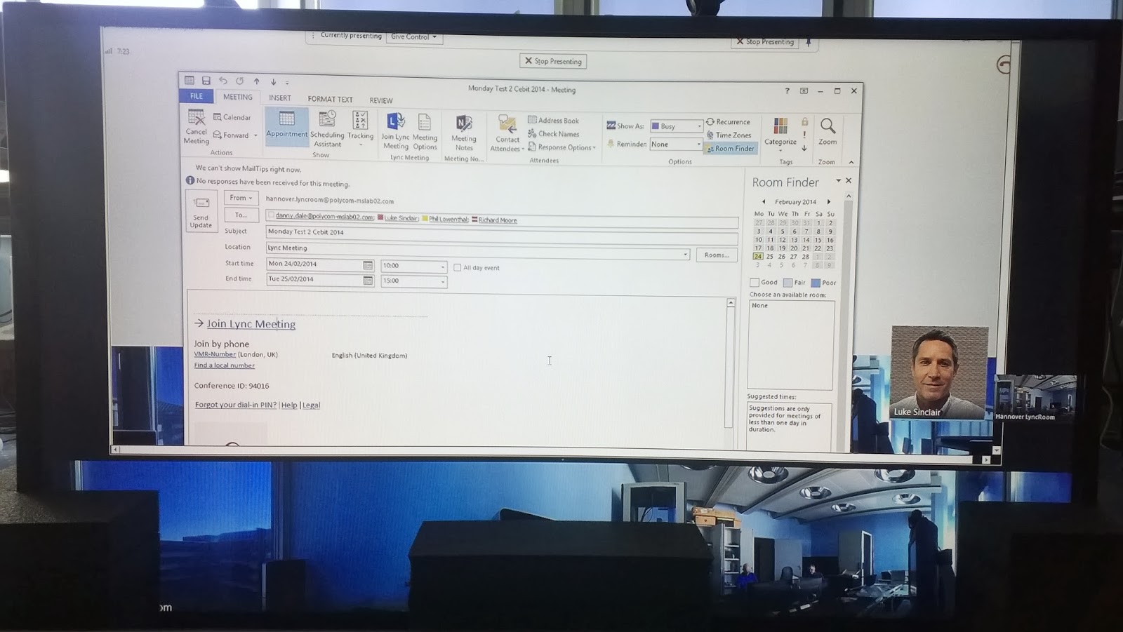 Lync Room System (LRS) - Polycom CX8000