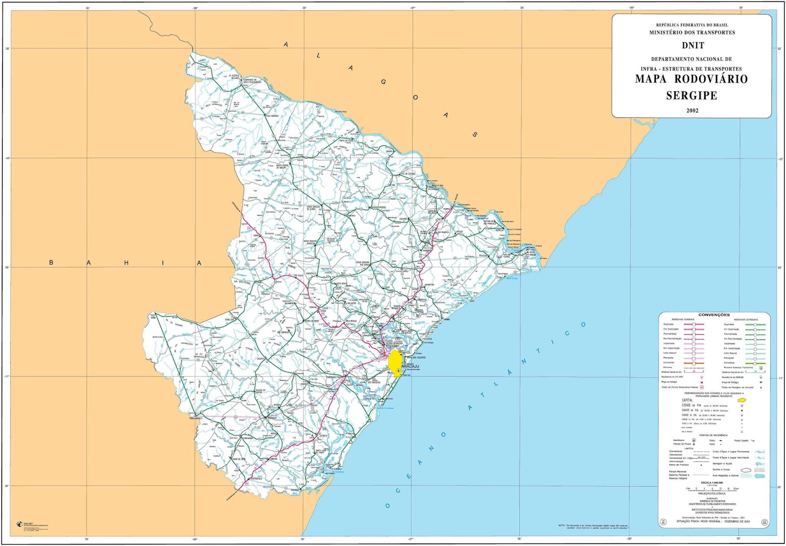 Mapas do Estado de Sergipe