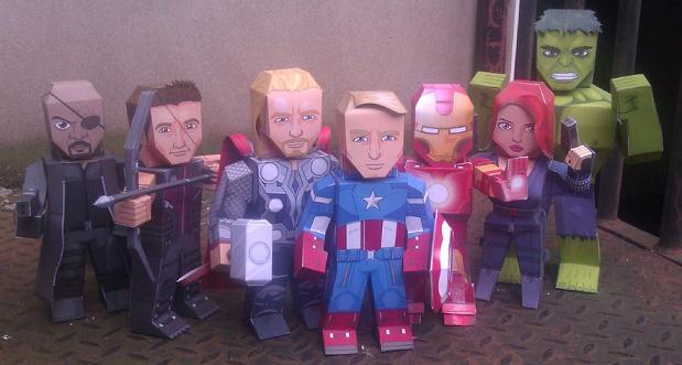 The Avengers Paper Toys | Paperized Crafts