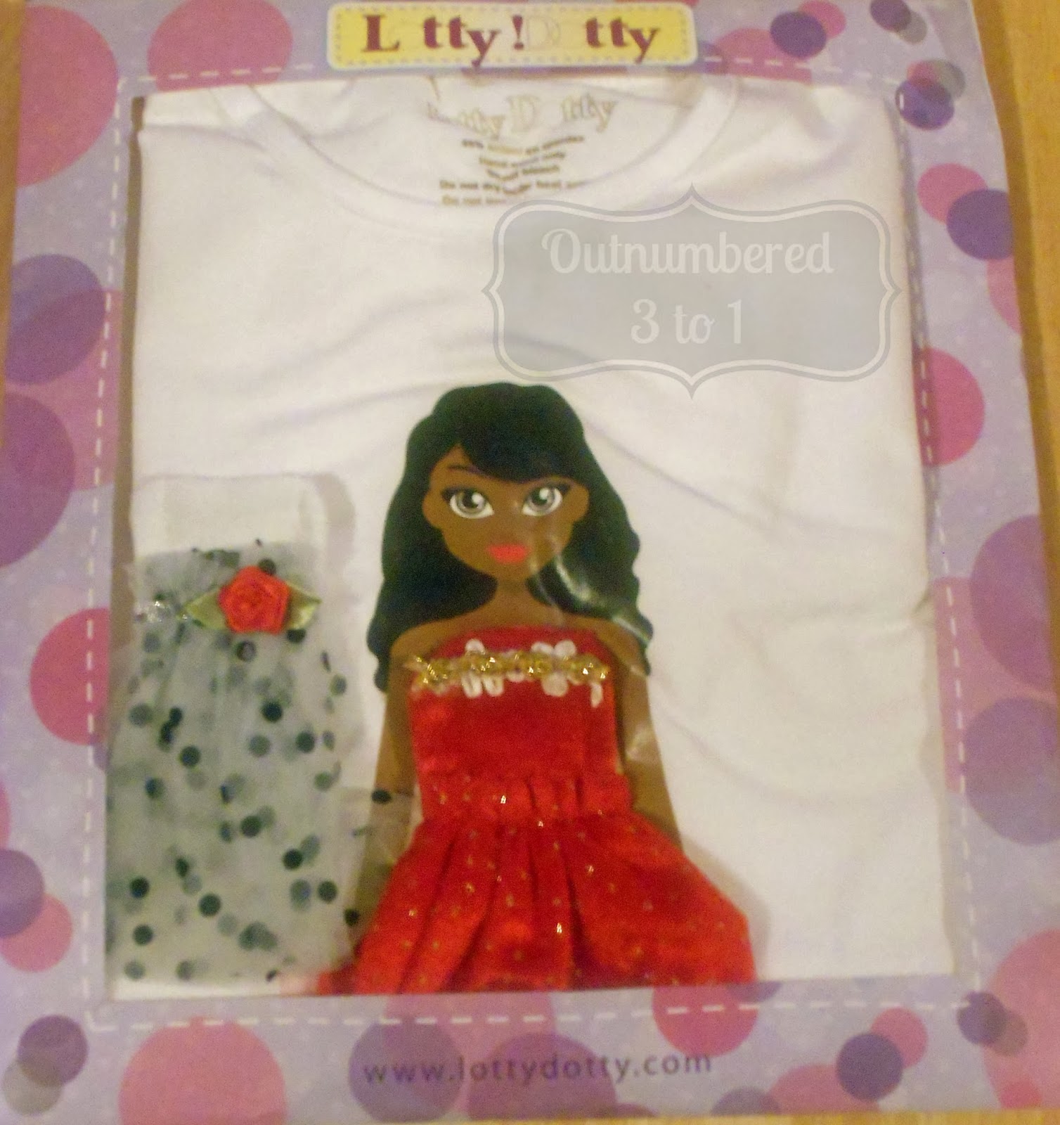 Uptown Girl Lotty Dotty Style - Outnumbered 3 to 1