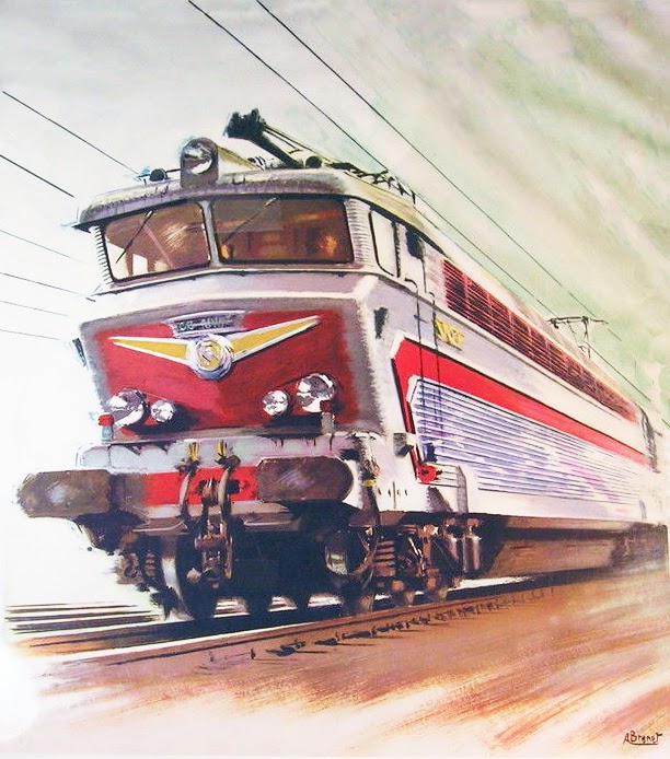 transpress nz: SNCF locomotive CC 40100