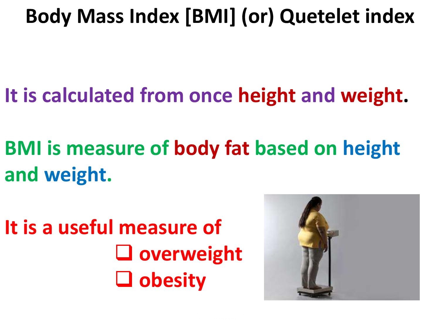 How To Calculate BMI (Body mass index) Class 10th SST
