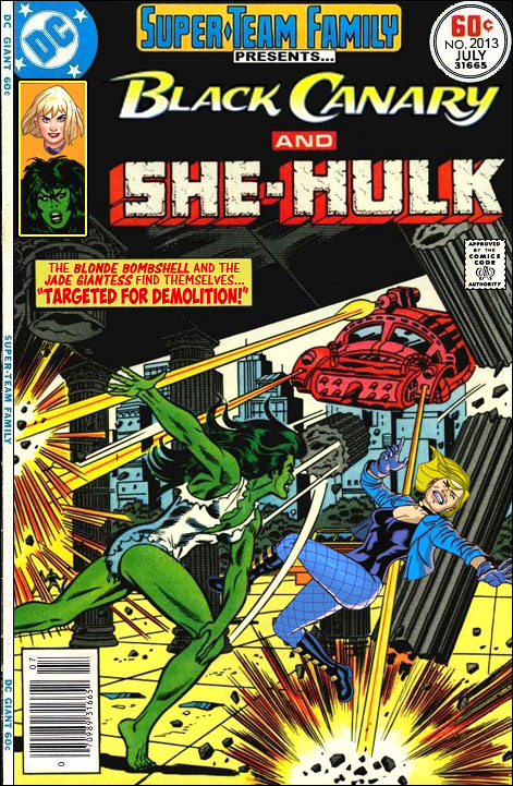 Super-Team Family: The Lost Issues!: Black Canary and She-Hulk
