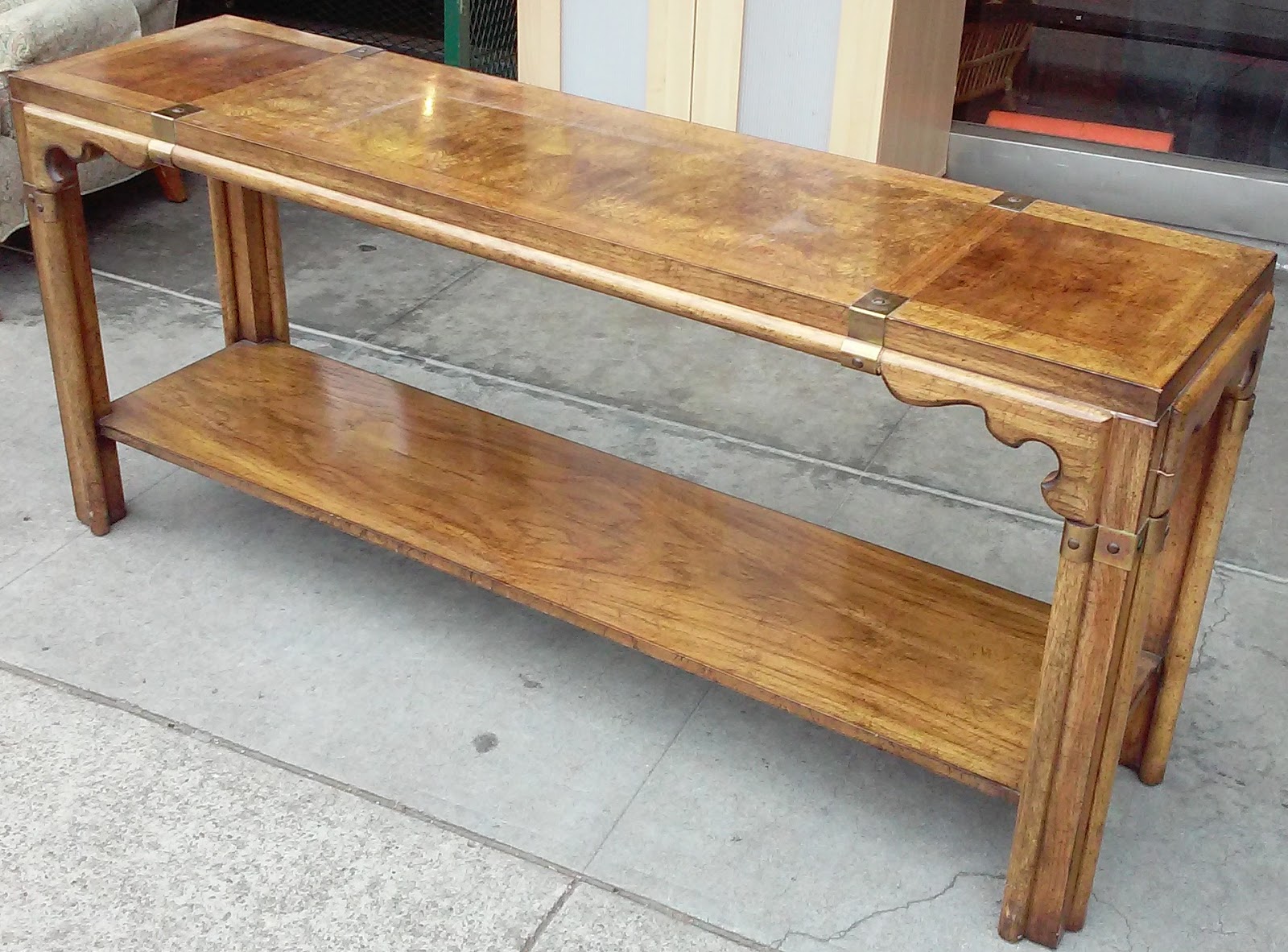 UHURU FURNITURE & COLLECTIBLES: SOLD 5' Long Asian Style Console Table ...