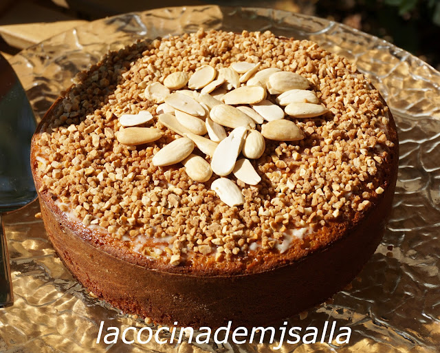 PASTEL DE ALMENDRAS Y NARANJA.