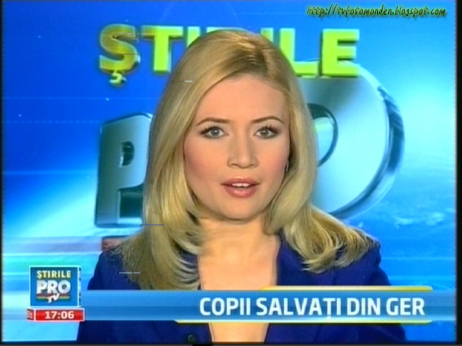 tv foto monden: Alina Nicodim - reporter PRO TV Iasi