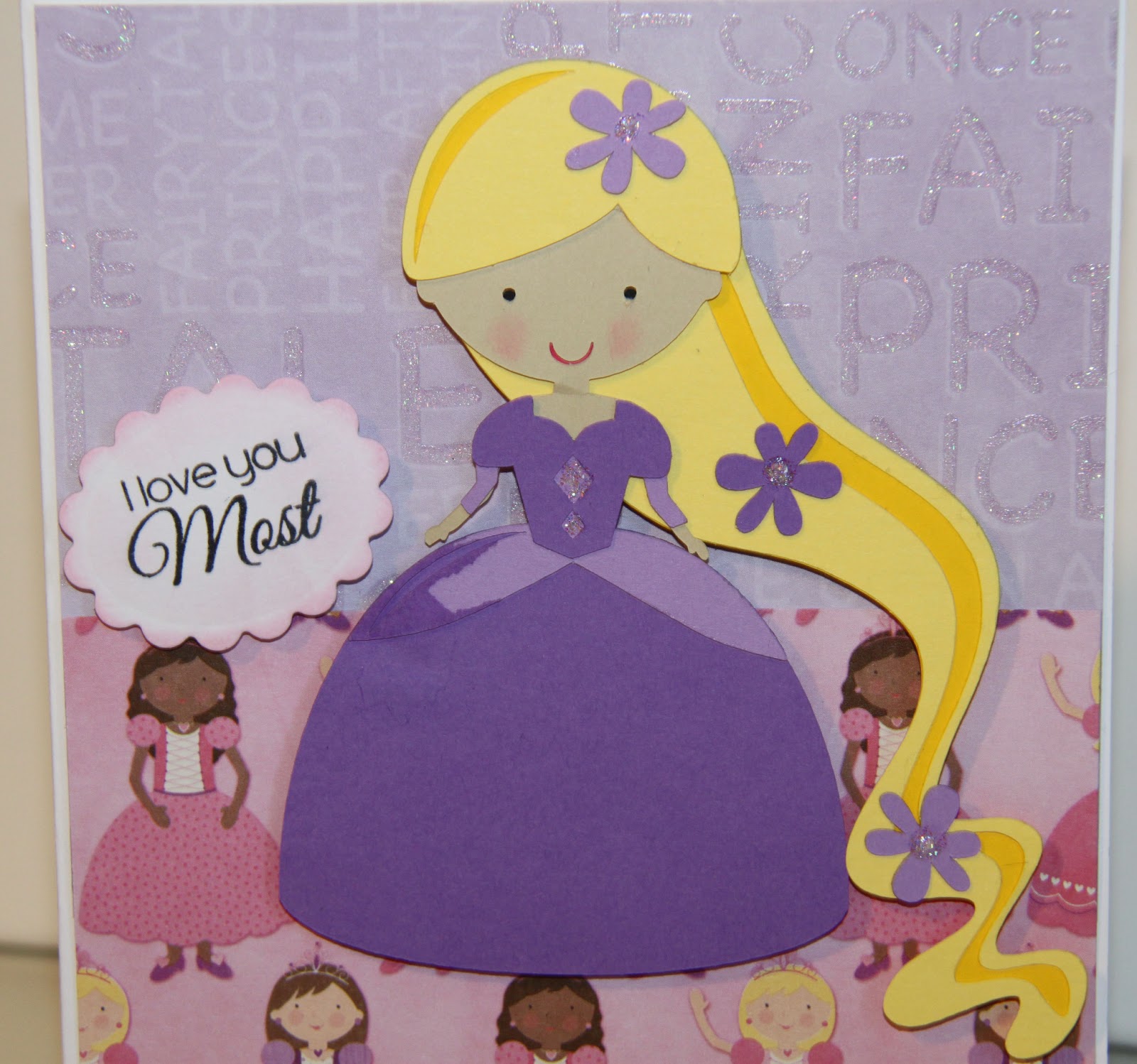 Crafty Girl 21!: Rapunzel Card