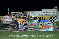 Cornwall Motor Speedway: Dale Planck wins his 2nd feature of the season ...