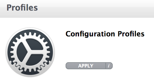 Re-Apply Configuration Profiles | ImpDossier