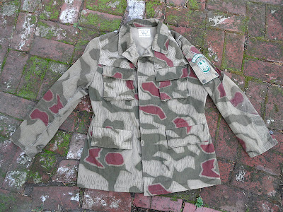 Four Bees: Bundesgrenzschutz Einsatzjacke, Sumpftarn / Sumpfmuster Camo ...