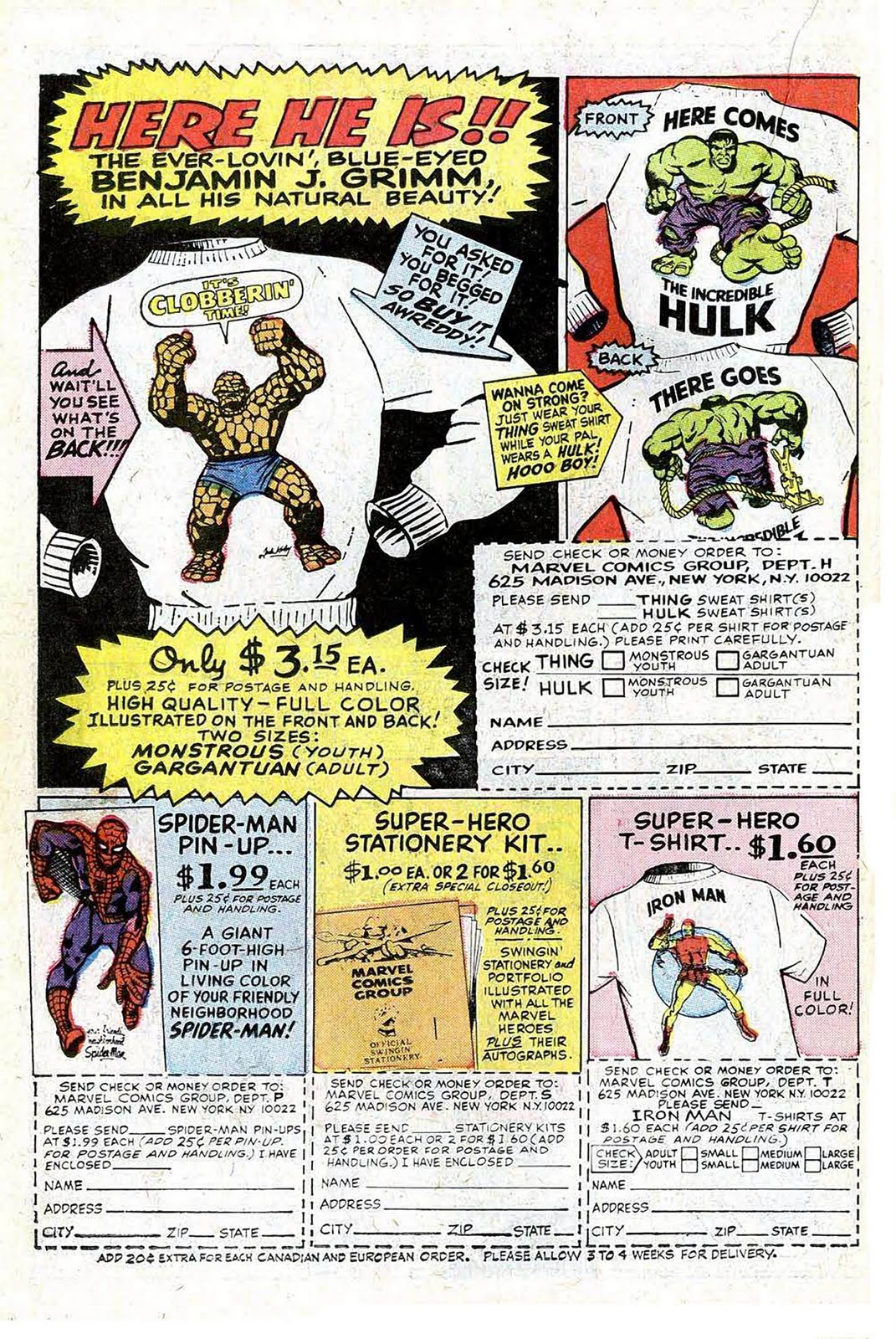 1966 My Favorite Year: Marvel Comics Ads