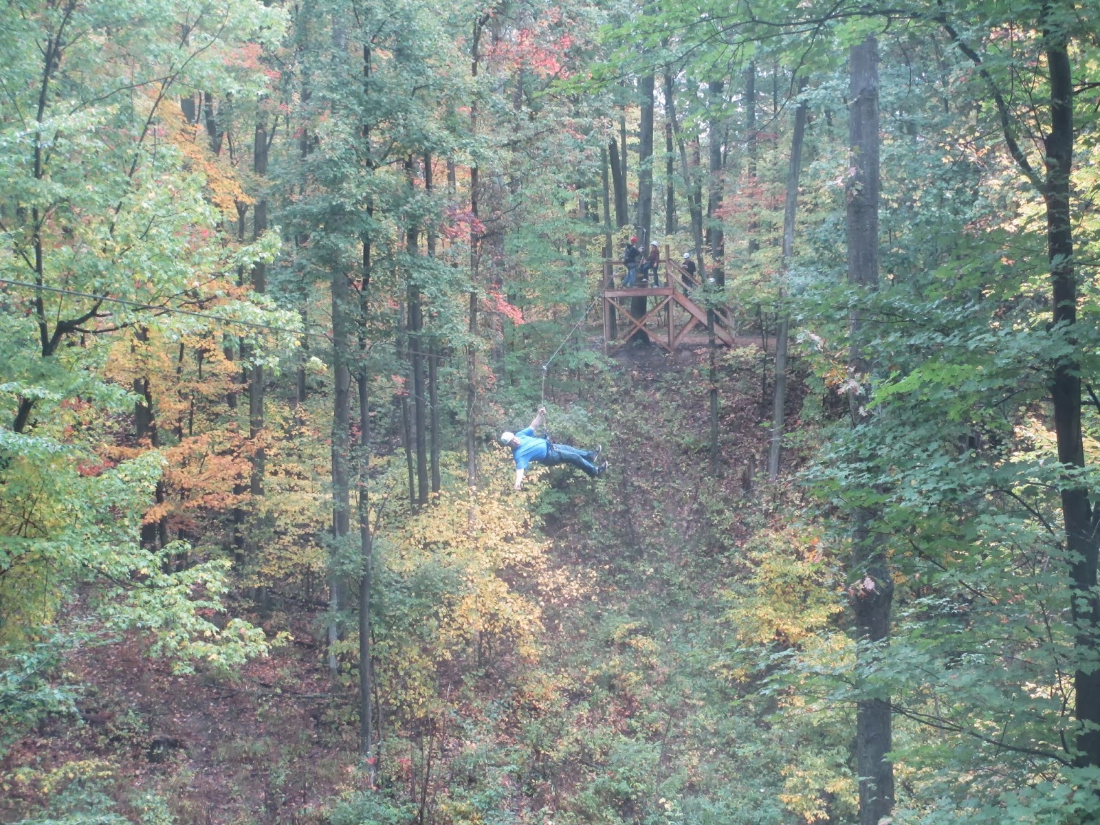 Ziplining Across the USA: Saturday October 5 Snow Snake Resort Zipline