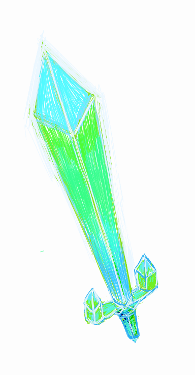 Daily-Drawing Doodleganza: Crystal Sword