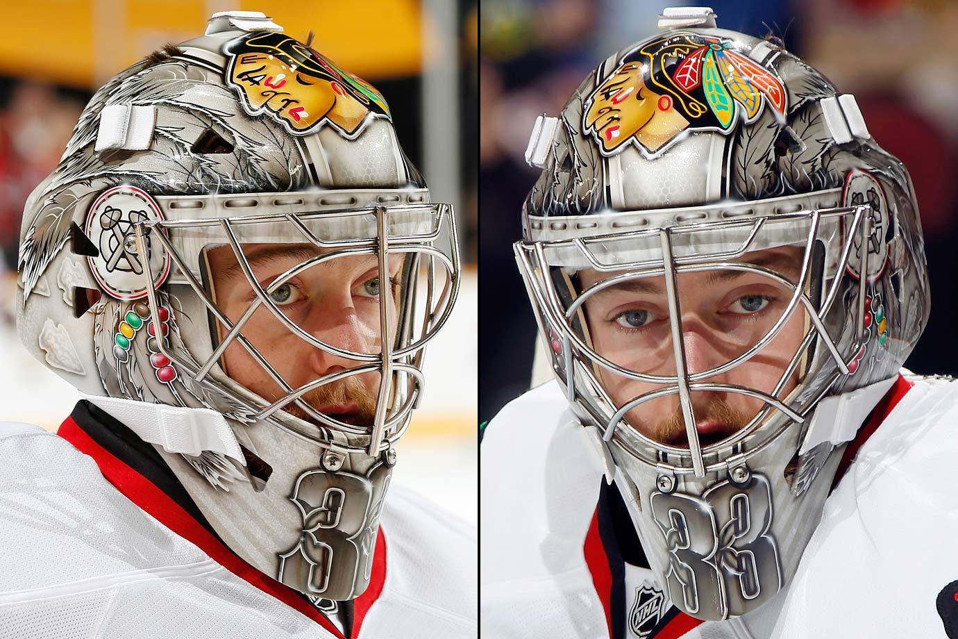 I Love Goalies!: Scott Darling 2014-15 Mask