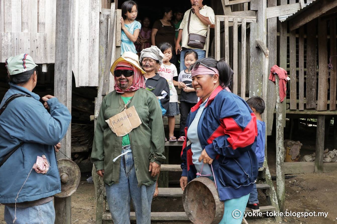 The traditional wedding ceremony of Murut tribe in Kg. Tiga, Nabawan, Sabah